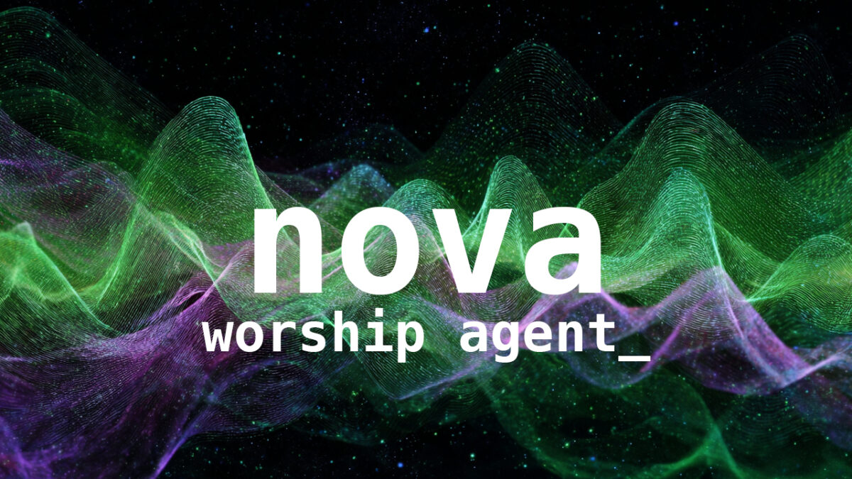 Nova: The Worship Planning AI Agent. Talk to Build Set lists